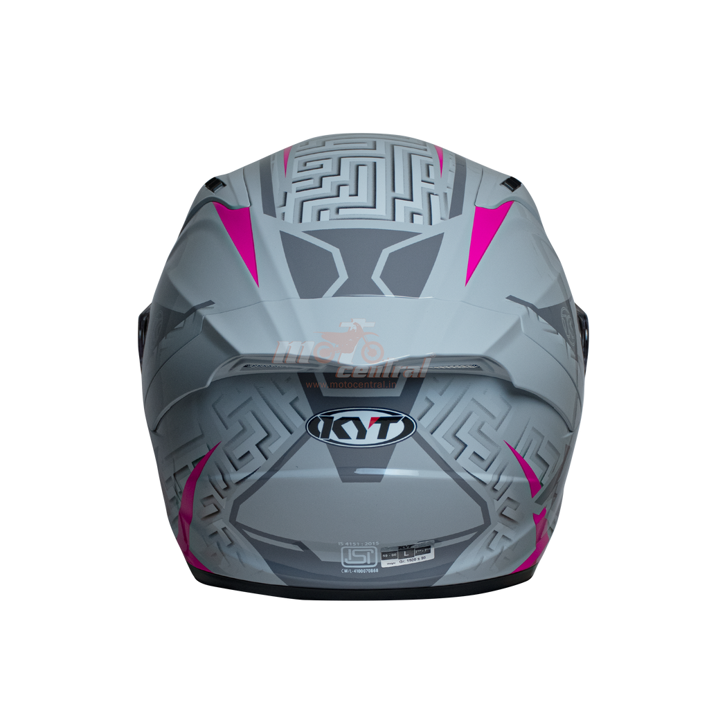 KYT Striker #02 Gloss Asphalt Grey Fuxia Helmet– Moto Central