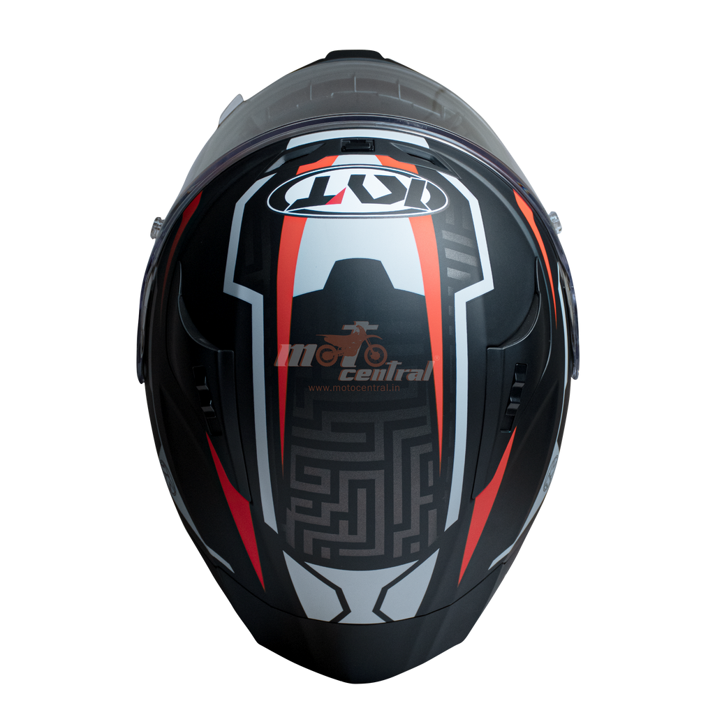 KYT Striker 2V #02 Matt Black Red Helmet– Moto Central
