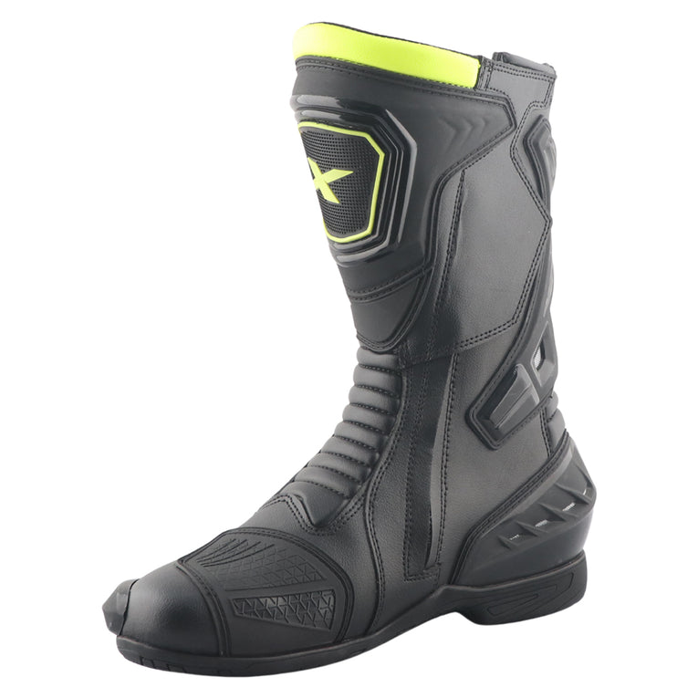 Axor Slipstream Pro Riding Boots (Black Neon Green)– Moto Central