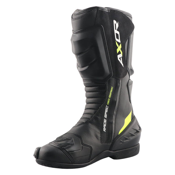 Axor Racer Tec Riding Boots (Black Neon Green)– Moto Central