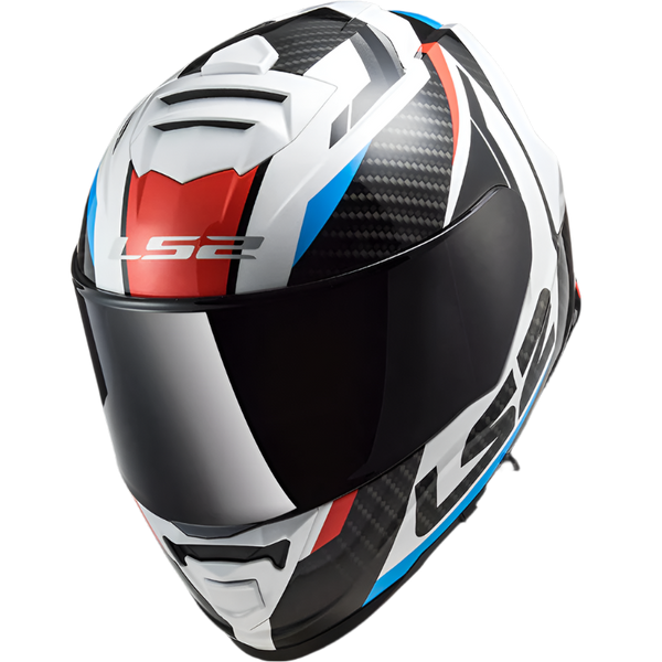 LS2 FF800 Storm II Racer Red Blue White Gloss Helmet (D Ring)– Moto Central