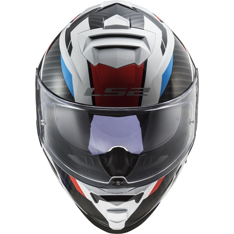 LS2 FF800 Storm II Racer Red Blue White Gloss Helmet– Moto Central