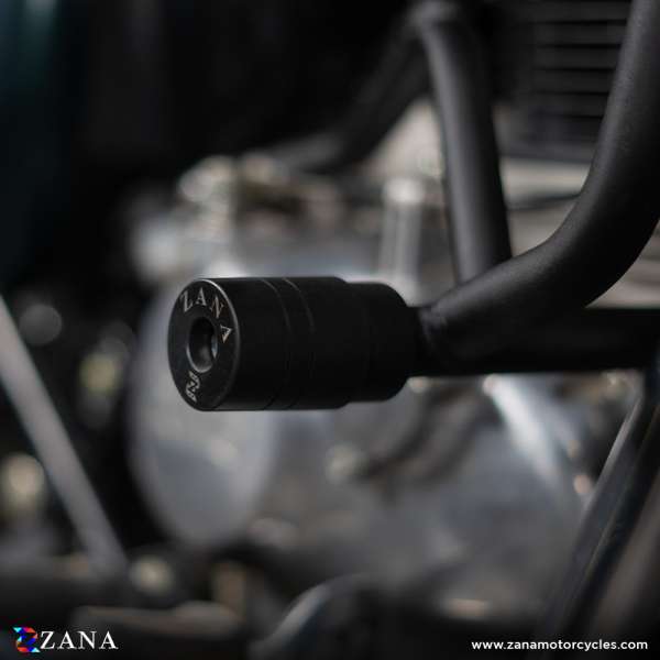 ZANA Crash Guard With Slider Texture Matt Black For Classic 350 Meteor ...