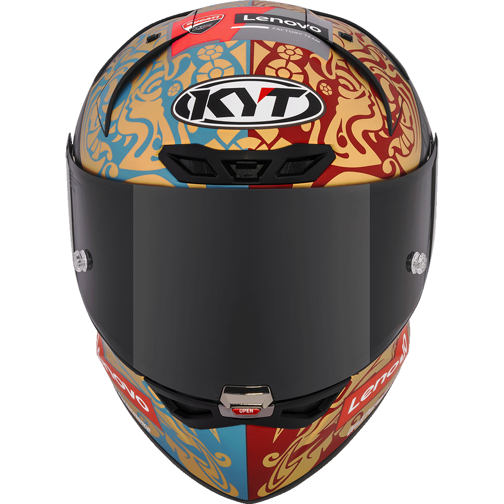 KYT KX1 RACE GP Bastianini Indonesia Replica 2023 with Sponsor Matt He ...