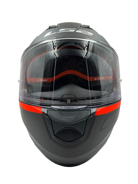 LS2 FF320 Stream Evo Viator Black 7C Red Matt Helmet (D Ring)– Moto Central