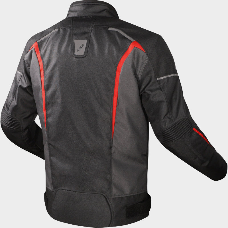 LS2 SEPANG Riding Jacket (Black Grey Red)– Moto Central