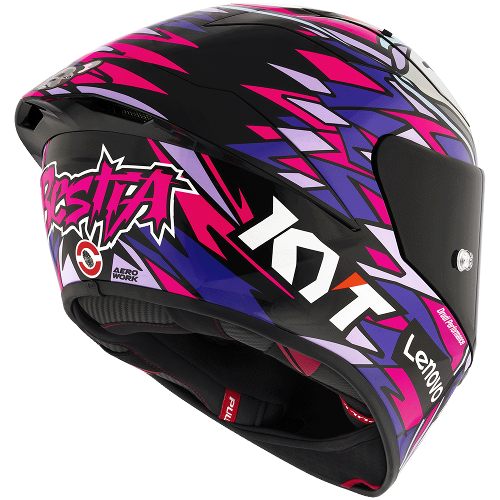 KYT KX1 RACE GP Bastianini Replica 2023 with Sponsor Gloss Helmet– Moto ...