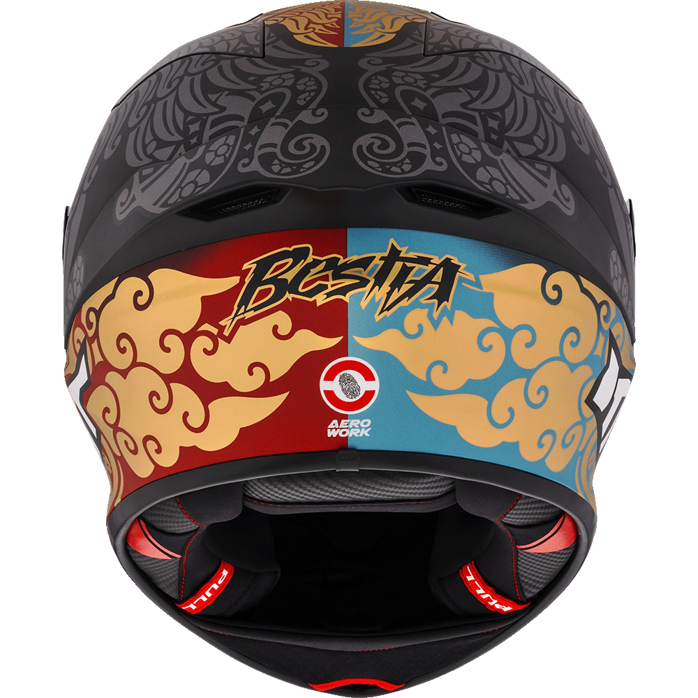 KYT KX1 RACE GP Bastianini Indonesia Replica 2023 with Sponsor Matt He ...