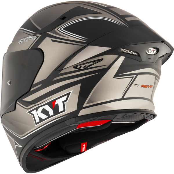 KYT TT Revo Tourist Cool Grey Matt Helmet– Moto Central