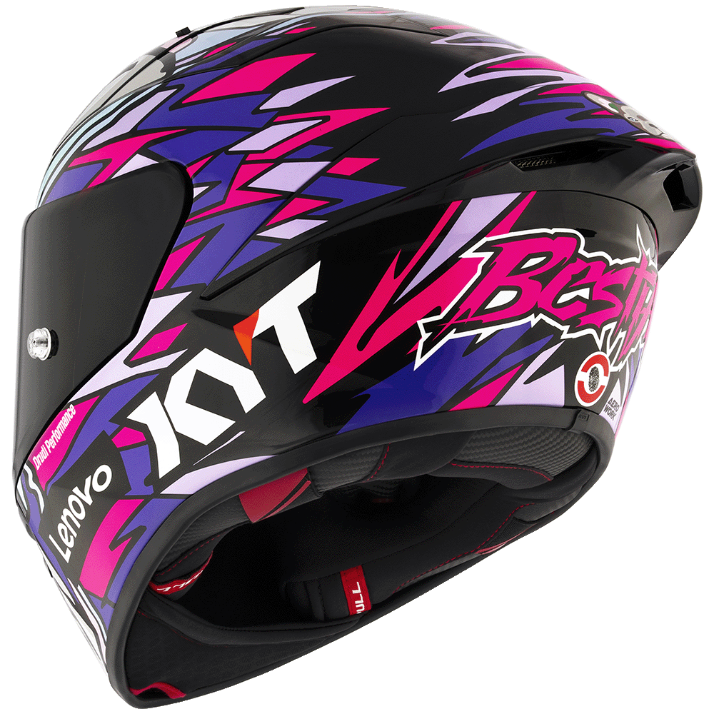 KYT KX1 RACE GP Bastianini Replica 2023 with Sponsor Gloss Helmet– Moto ...