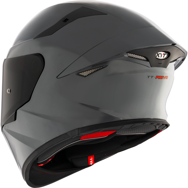 KYT TT Revo Plain GRL Grey Gloss Helmet– Moto Central