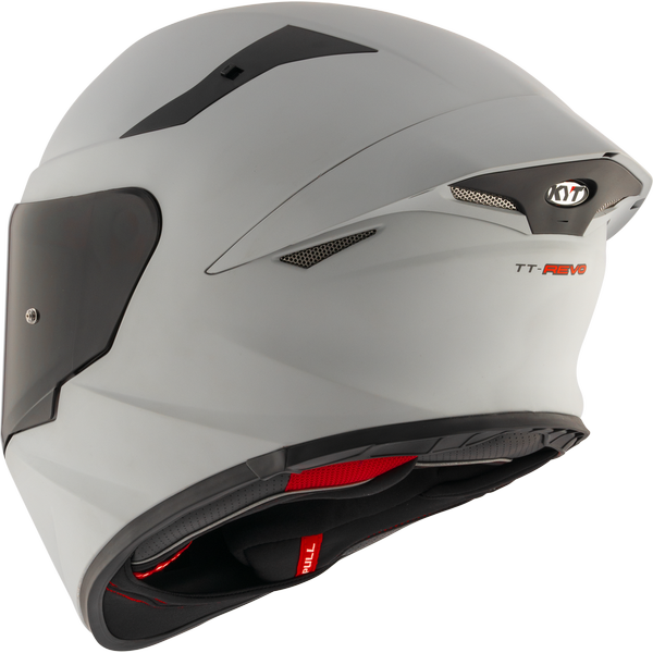 KYT TT Revo Plain Asphalt Grey Matt Helmet– Moto Central