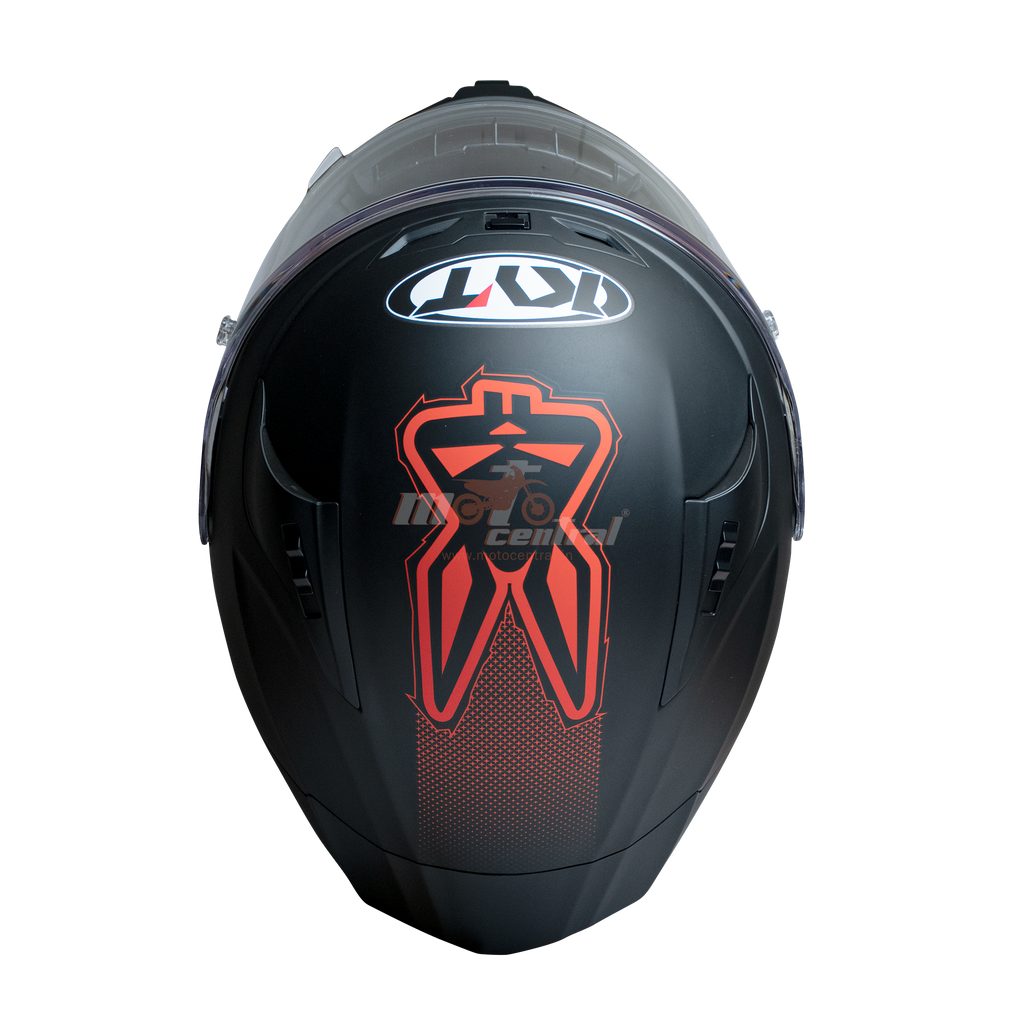 KYT Striker AF37 Livery Matt Black Red Helmet– Moto Central