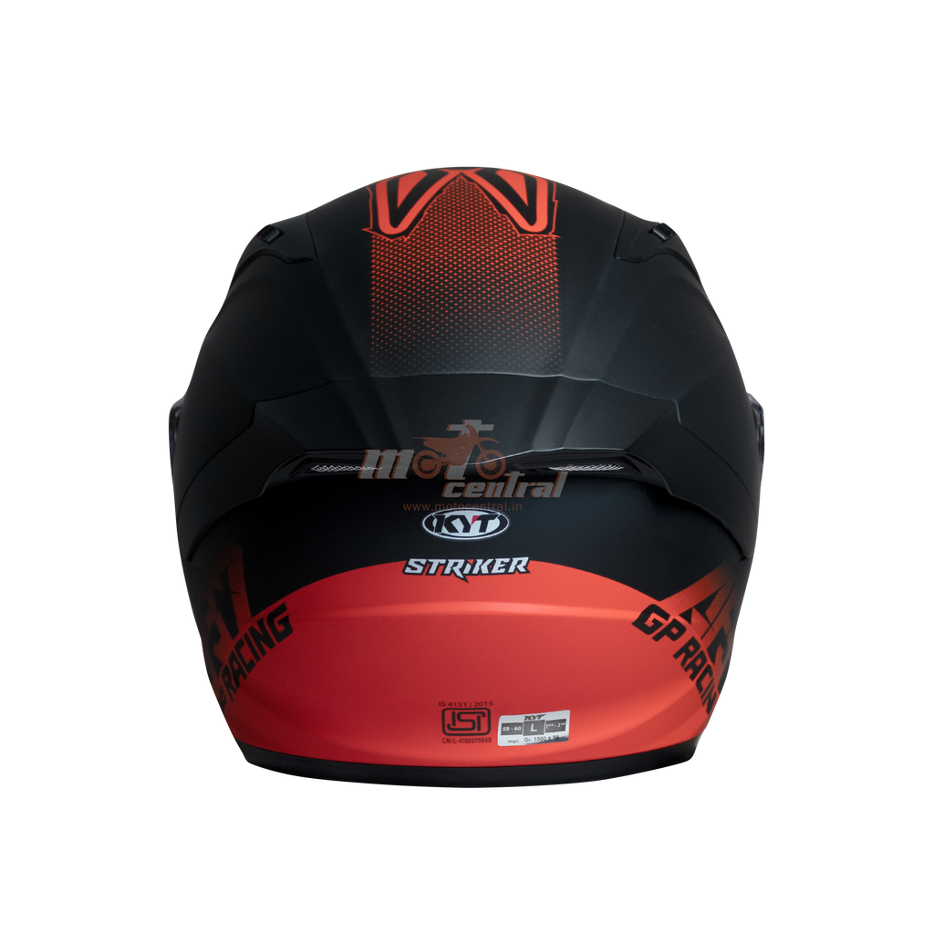 KYT Striker AF37 Livery Matt Black Red Helmet– Moto Central