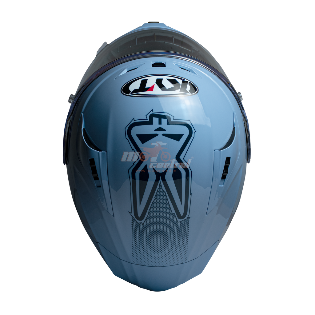 KYT Striker AF37 Livery Gloss Sea Blue Helmet– Moto Central