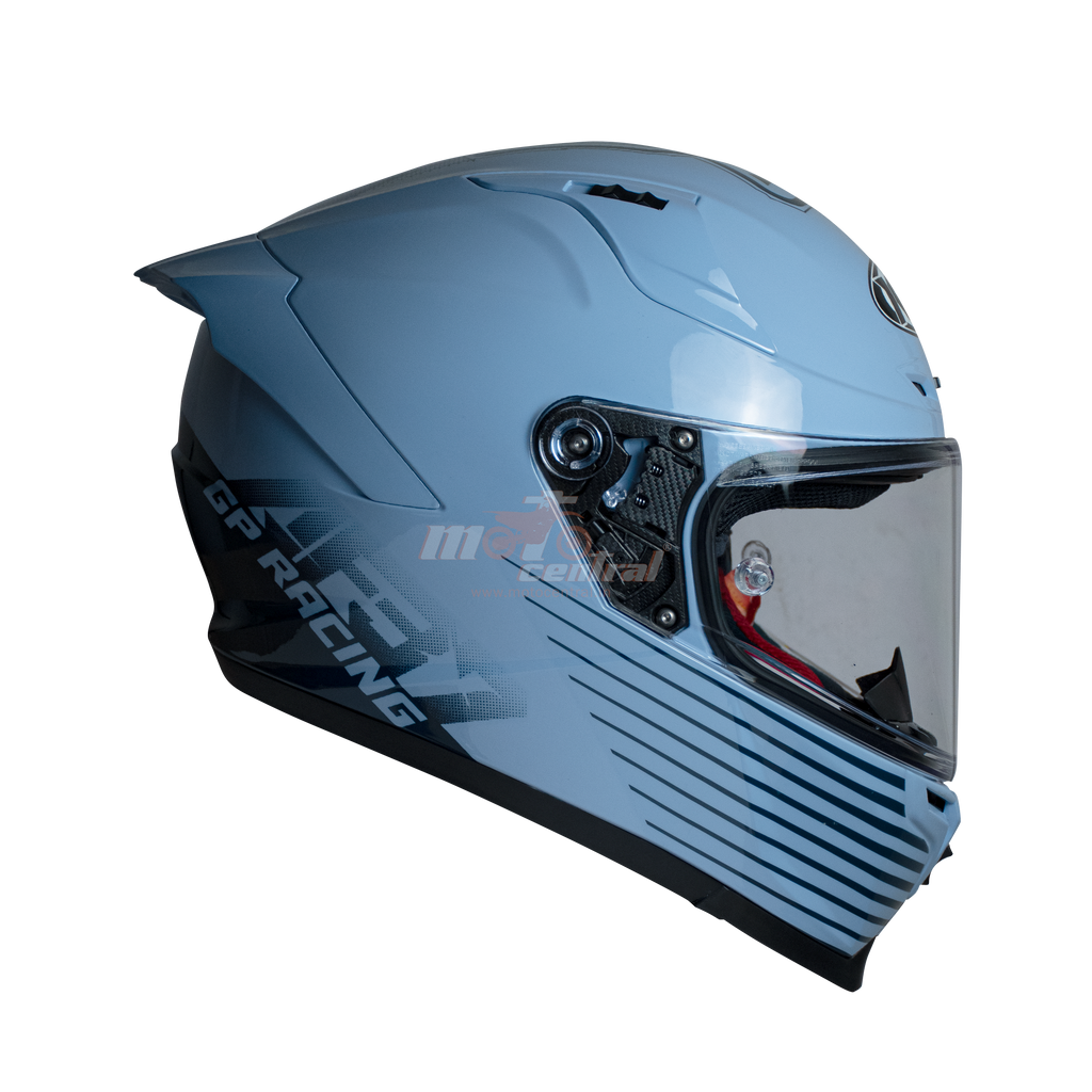 KYT Striker AF37 Livery Gloss Sea Blue Helmet– Moto Central