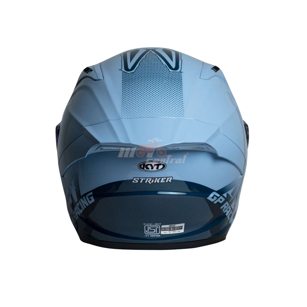 KYT Striker AF37 Livery Gloss Sea Blue Helmet– Moto Central