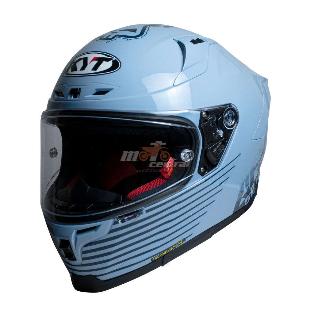 KYT Striker AF37 Livery Gloss Sea Blue Helmet– Moto Central