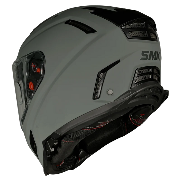 SMK Agnar Solid Gloss Nardo Grey (GL600) Helmet– Moto Central