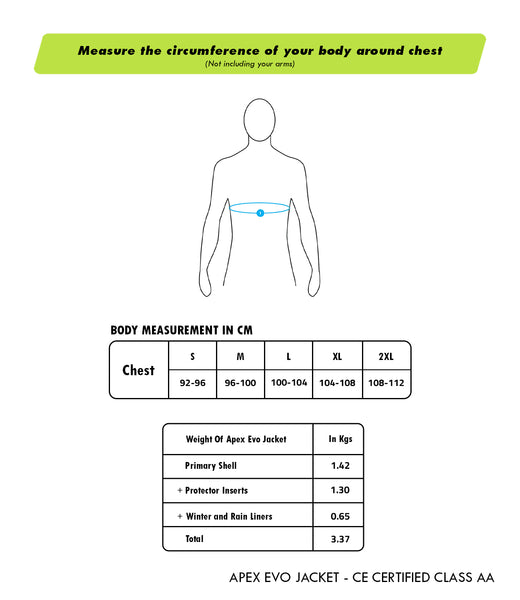 Rynox Apex Evo Riding Jacket CE Certified Class AA (Black Red)– Moto ...