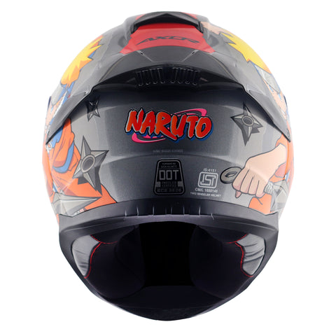 AXOR Saber Naruto Gloss Black Orange Helmet– Moto Central