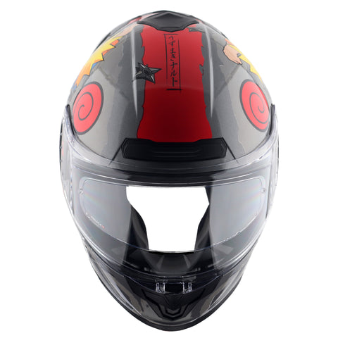 AXOR Saber Naruto Gloss Black Orange Helmet– Moto Central