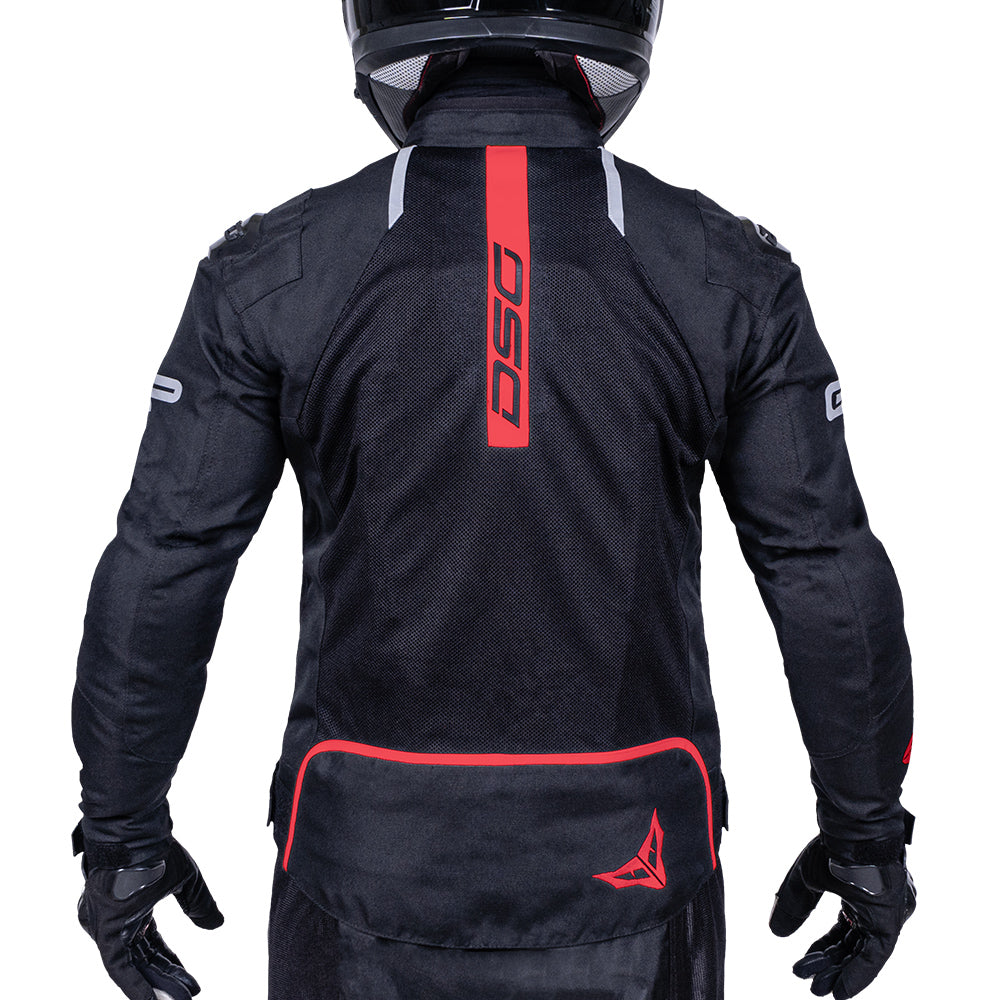 DSG GPX Riding Jacket Black Red– Moto Central
