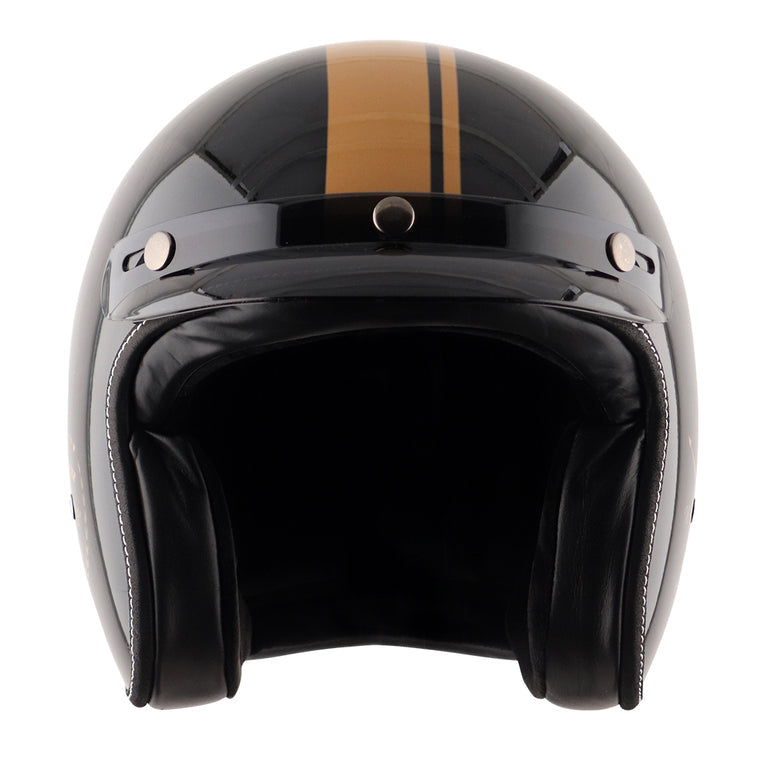 AXOR Retro Jet Euro Globe Open Face Helmet (Gloss Black)– Moto Central