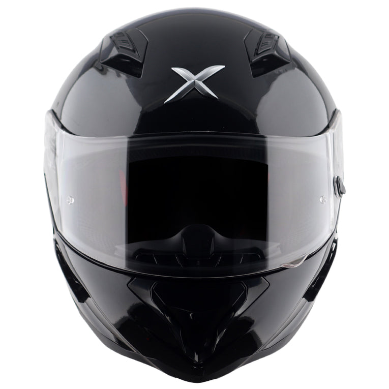 AXOR Hunter Solid Gloss Black Helmet– Moto Central