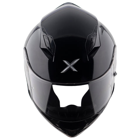 AXOR Hunter Solid Gloss Black Helmet– Moto Central