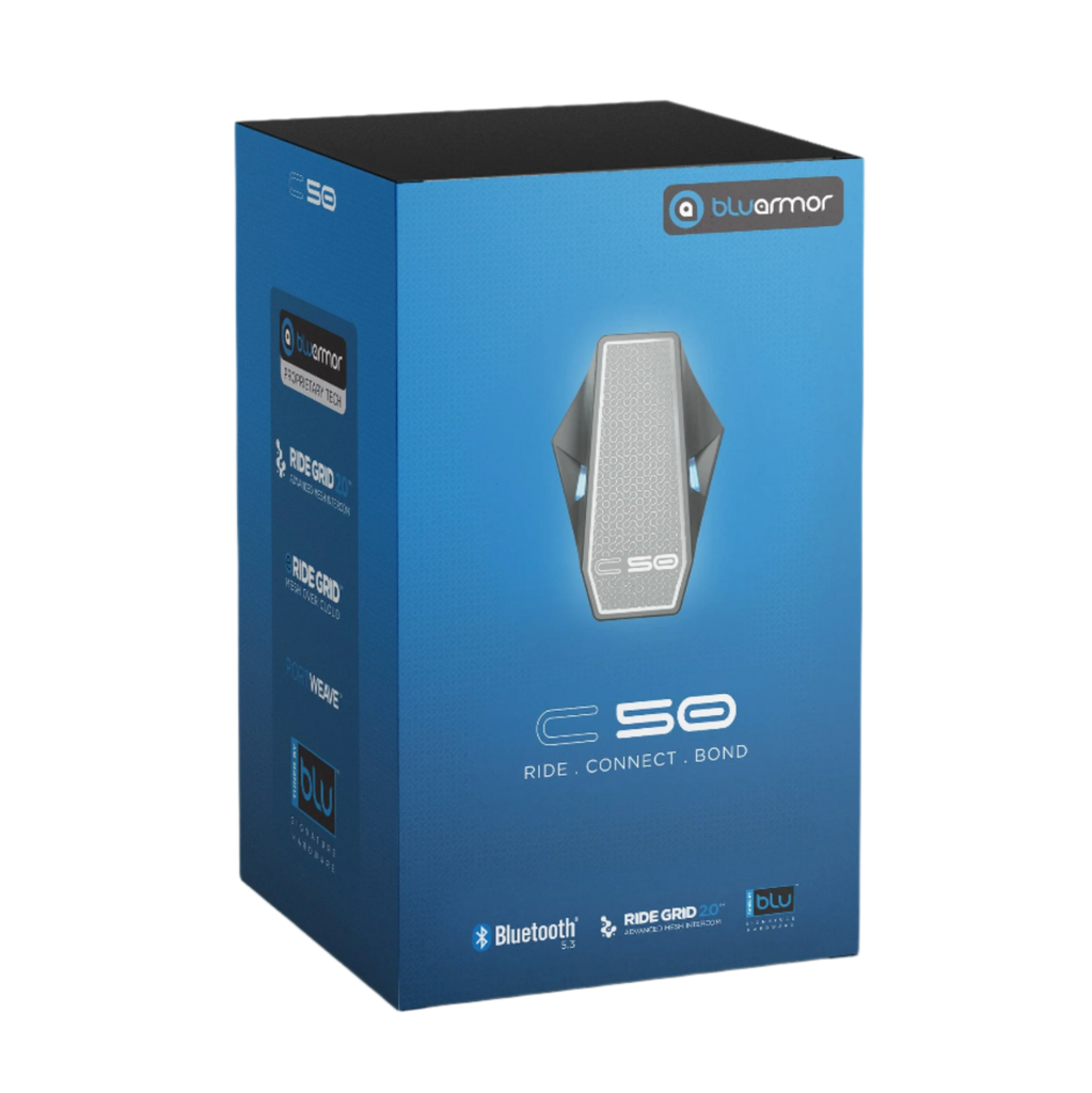 Bluarmor C50 Helmet Intercom Communication Device– Moto Central