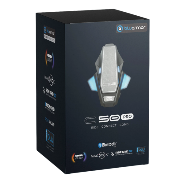 Bluarmor C50 Pro Helmet Intercom Communication Device– Moto Central