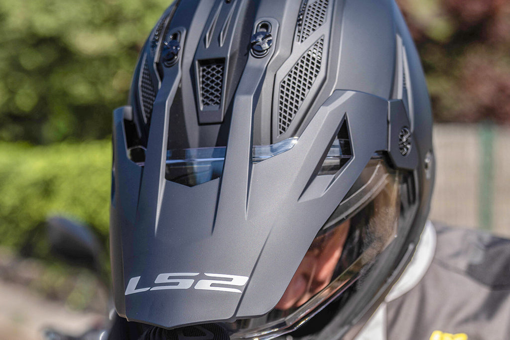 LS2 Pioneer II Solid Matt Black Helmet– Moto Central