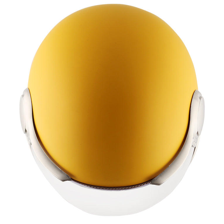 AXOR Retro Jet West Open Face Helmet (Dull Mustard Yellow)– Moto Central