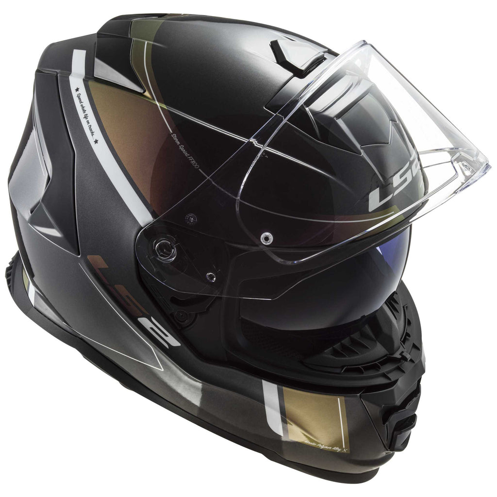 LS2 FF800 Storm II Velvet Black Rainbow Gloss Helmet– Moto Central