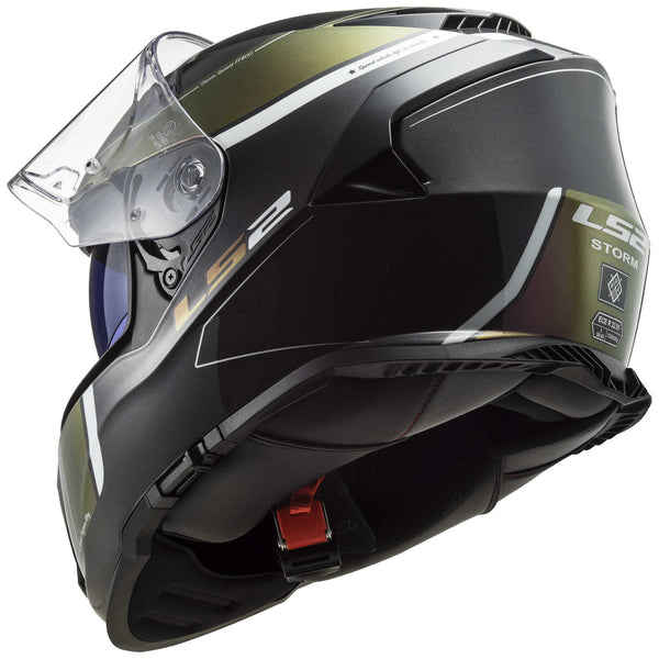 LS2 FF800 Storm II Velvet Black Rainbow Gloss Helmet– Moto Central