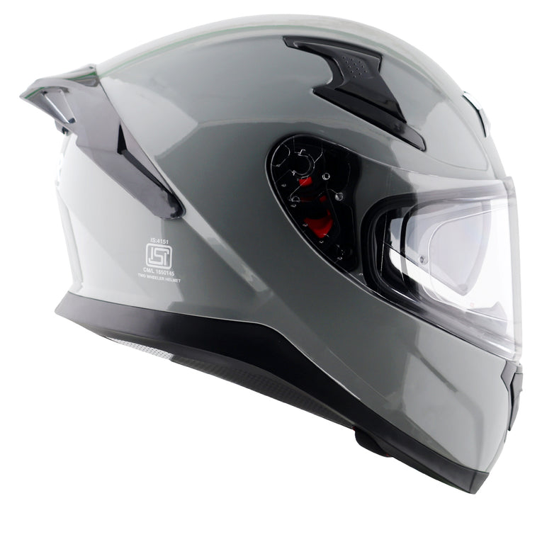 AXOR Apex Solid Gloss Cool Grey Helmet– Moto Central