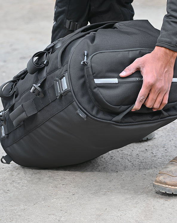 Viaterra Hammerhead 75 Universal Motorcycle Tail Bag– Moto Central