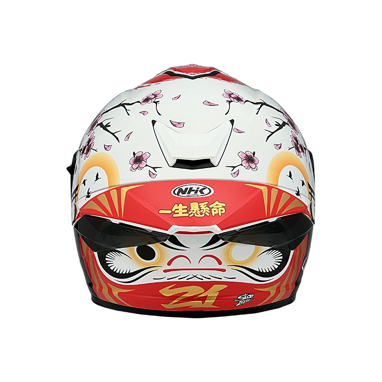 NHK K5R Alonso #12 Gloss White Helmet– Moto Central