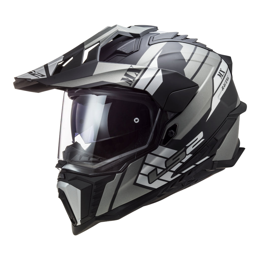 LS2 MX701 Explorer Atlantis Matt Black Titanium Helmet– Moto Central