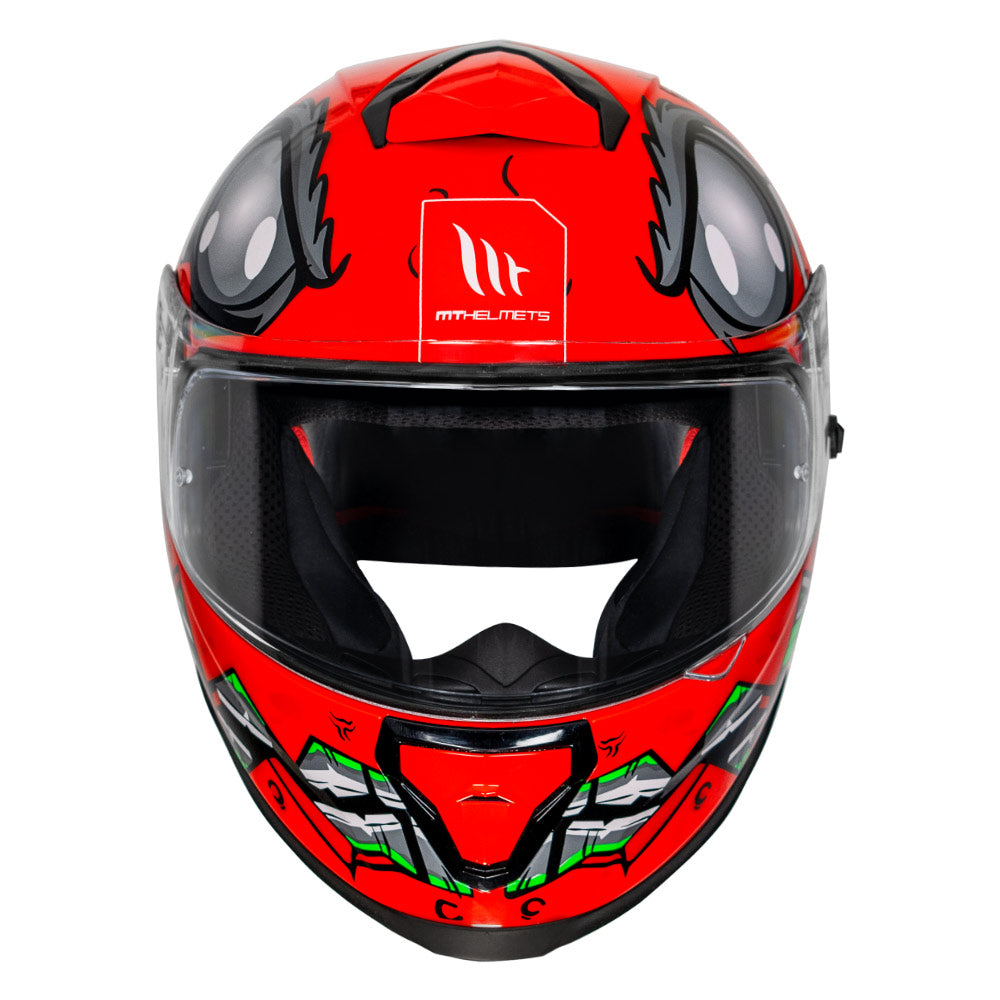 MT THUNDER 3 Pro Creature A5 Gloss Red Helmet– Moto Central