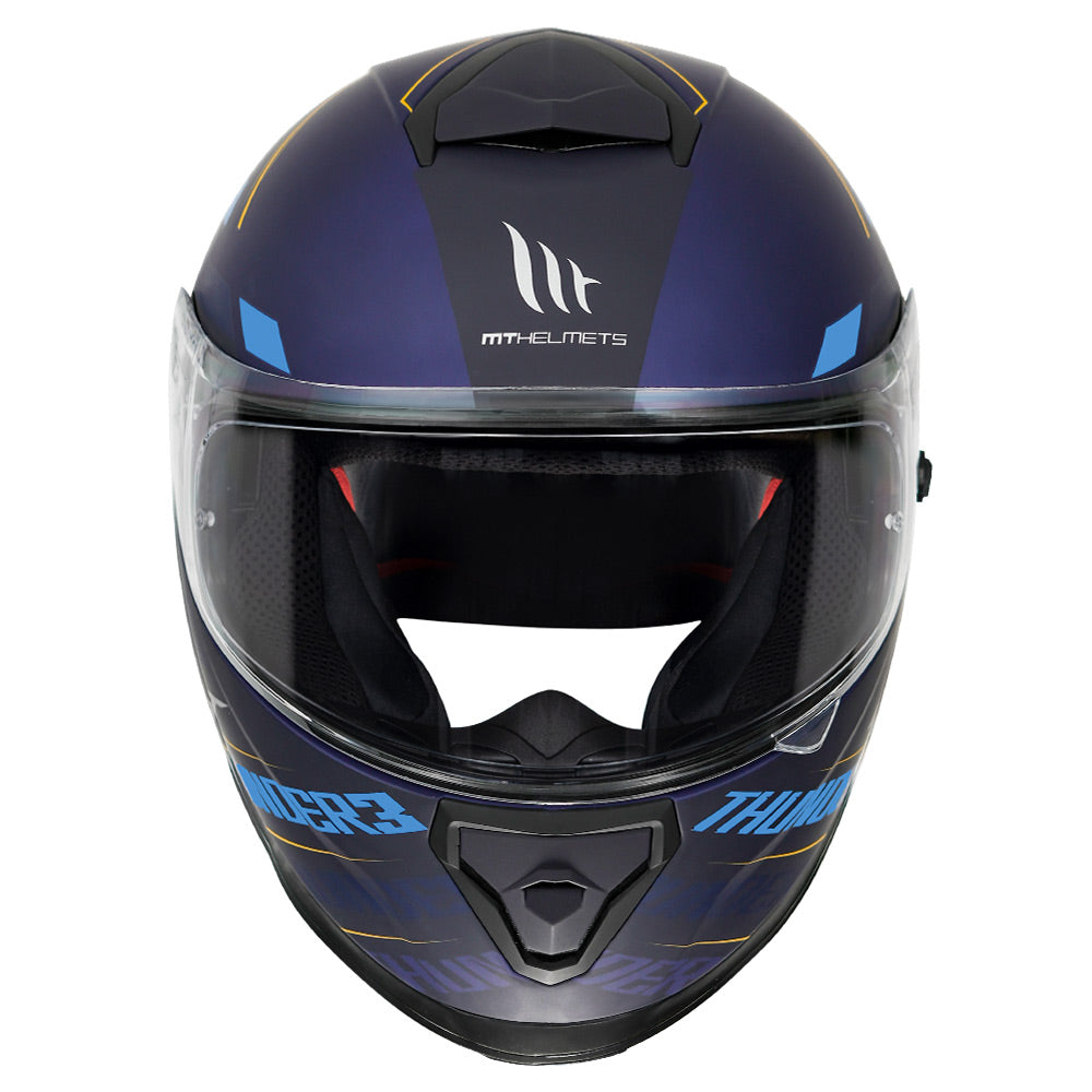 MT THUNDER 3 Pro Damer Matt Blue Helmet– Moto Central
