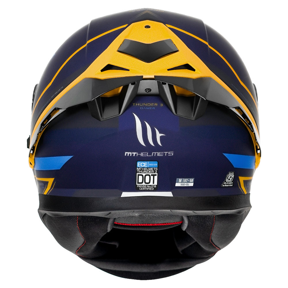 MT THUNDER 3 Pro Damer Matt Blue Helmet– Moto Central