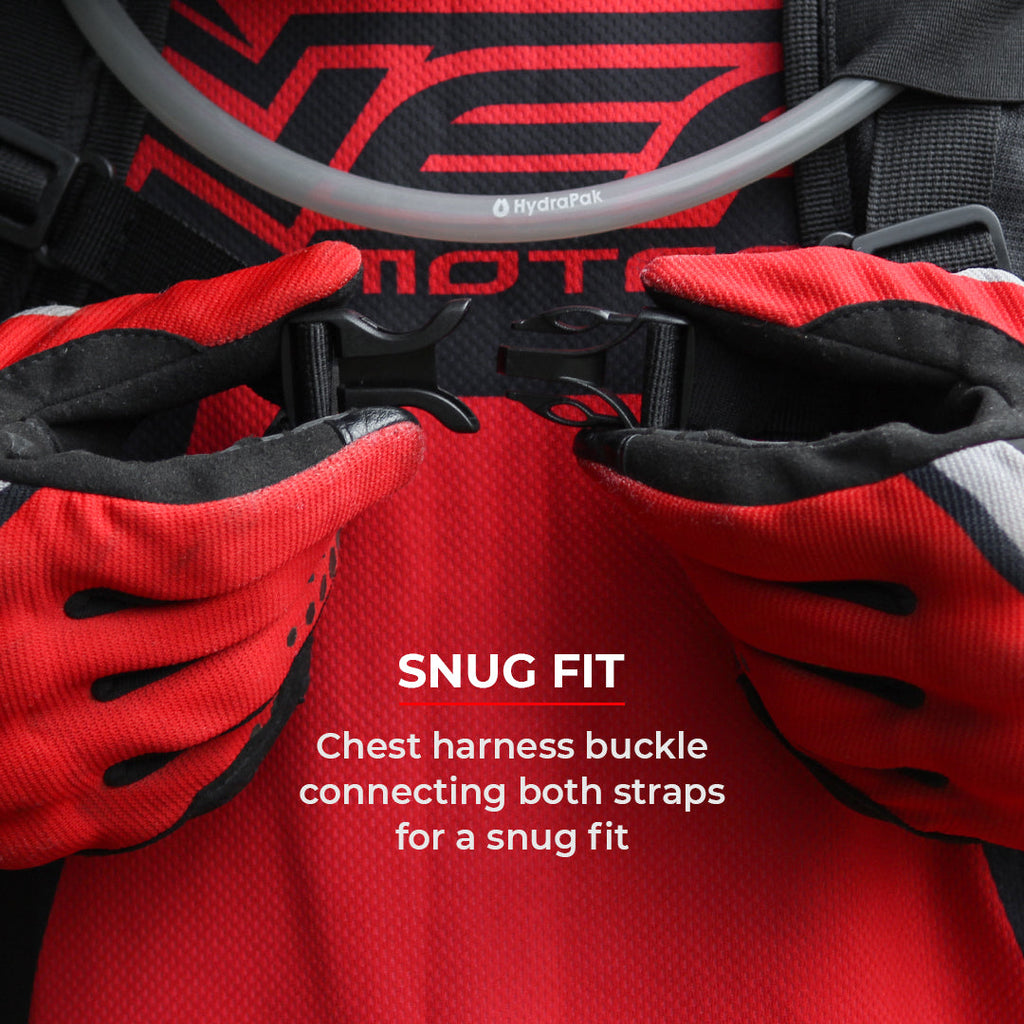 ViaTerra Marine Neo Hydration Pack With Hydrapak 2L (Red)– Moto Central