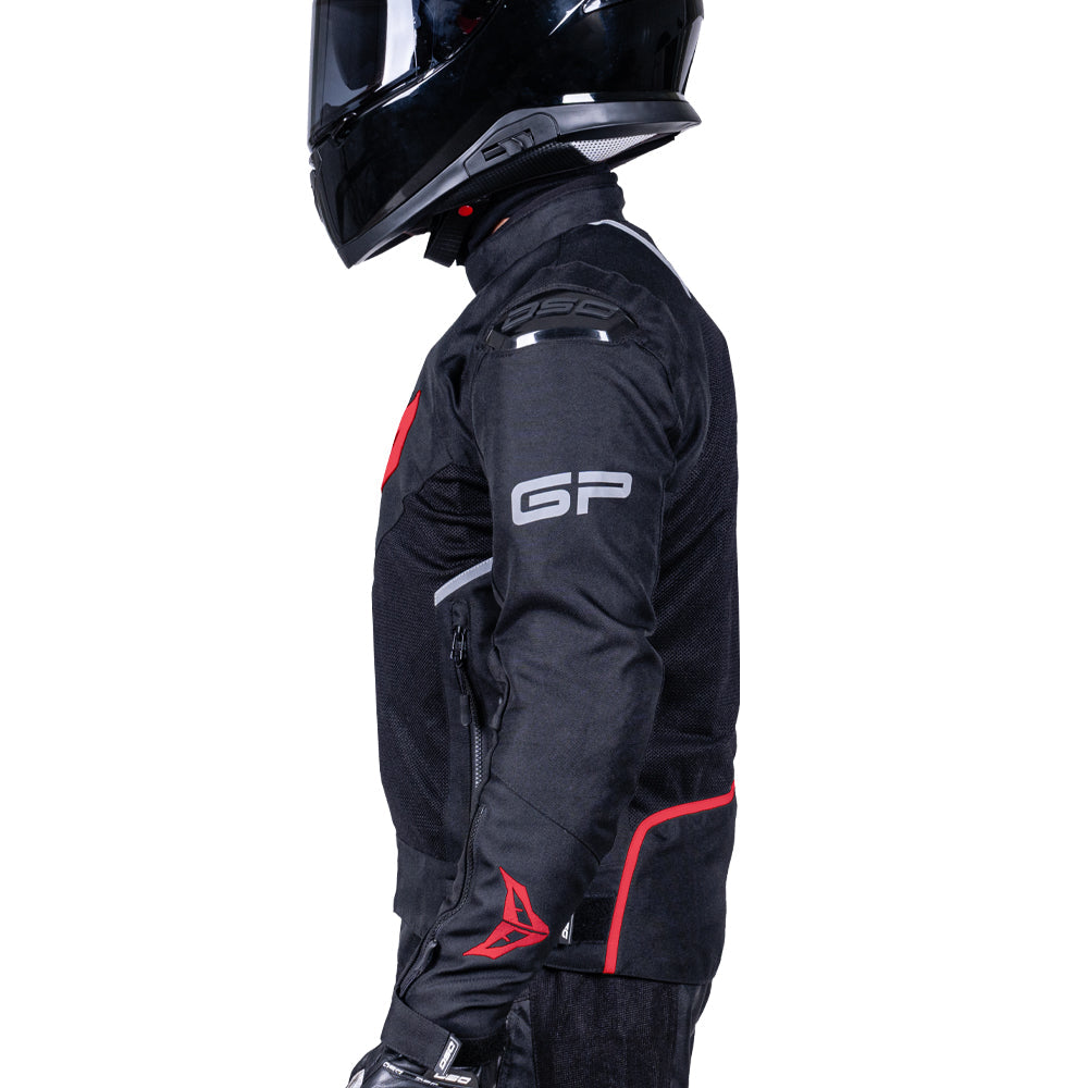 DSG GPX Riding Jacket Black Red– Moto Central