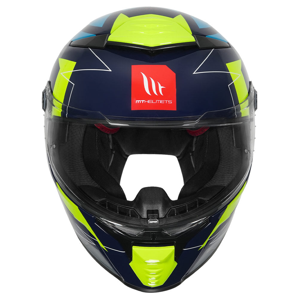MT Thunder 4 SV Mountain Gloss Blue Helmet– Moto Central