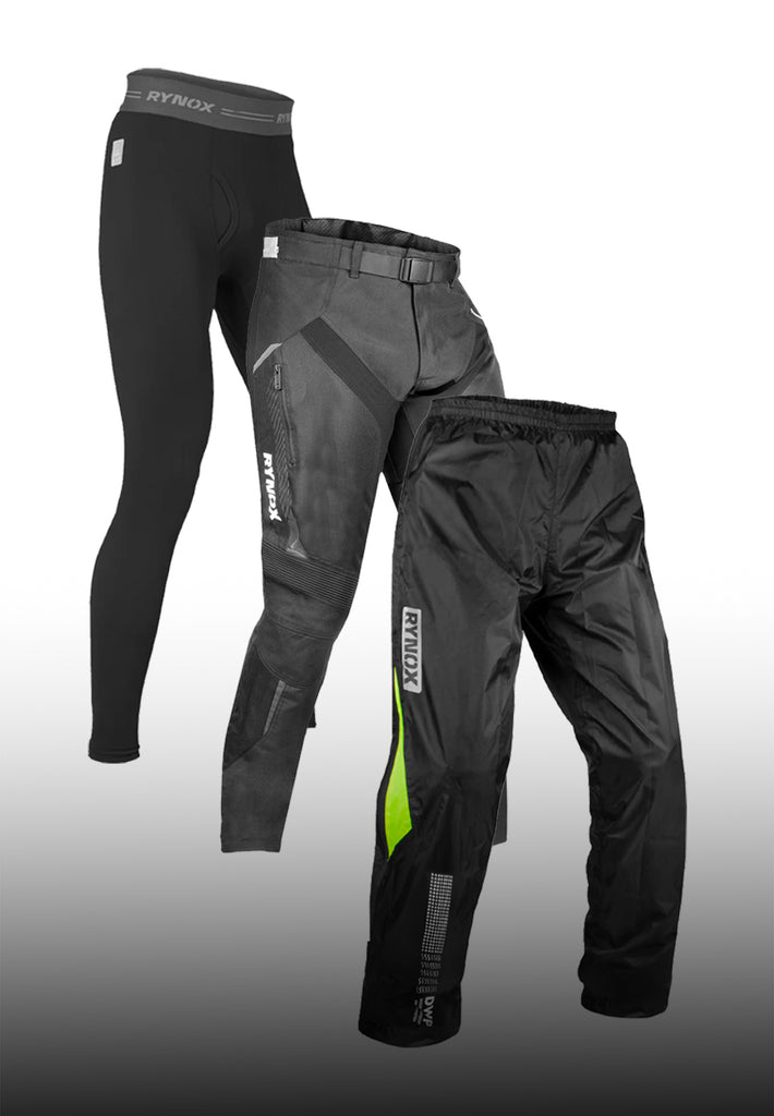 Rynox Tornado Pro Pants (Black)– Moto Central