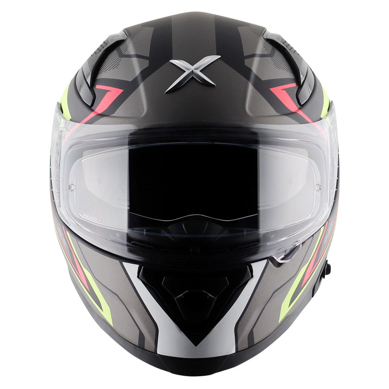 AXOR Apex Road Trip Dull Black Grey Helmet– Moto Central