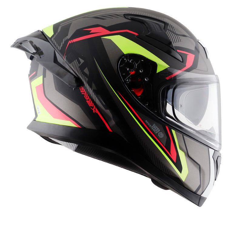 AXOR Apex Road Trip Dull Black Grey Helmet– Moto Central