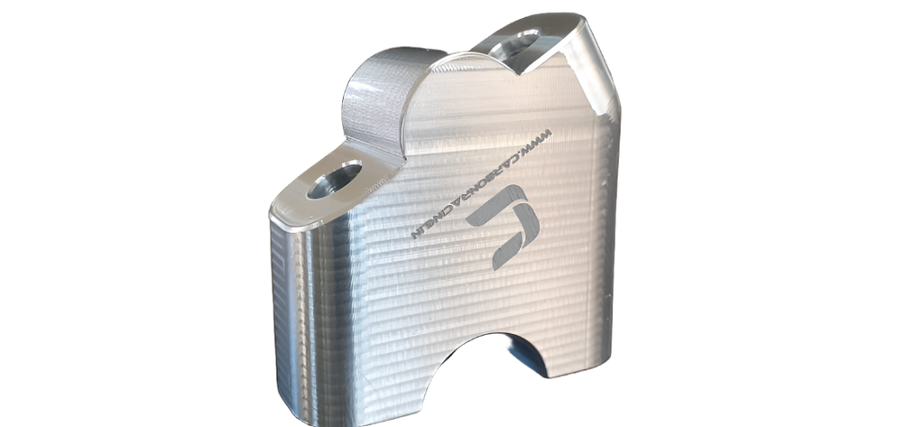 Carbon Racing Angled Handlebar Risers for Royal Enfield Interceptor 65 ...